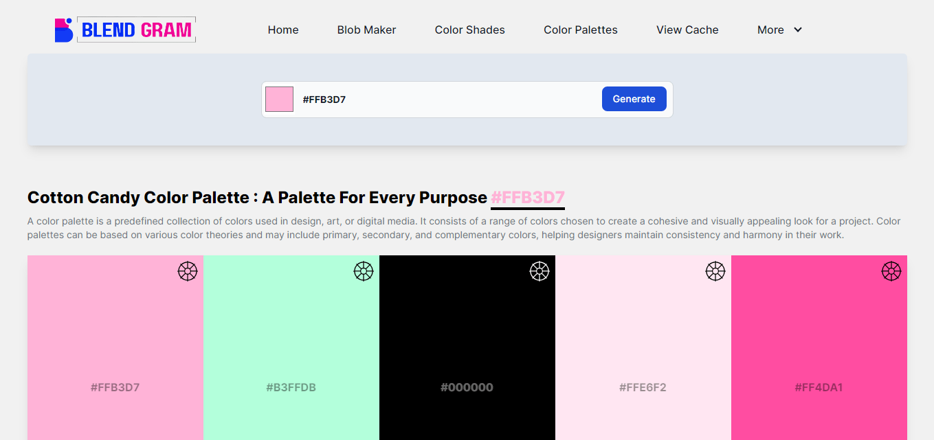 Find the Perfect Palette: Free Online Color Generator with One-Click ...